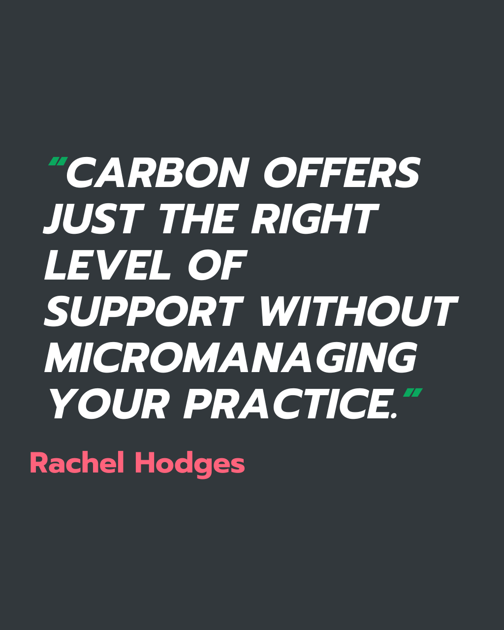 Rachel Hodges Reflects On A Successful Start With Carbon Law Partners | Carbon Law Partners