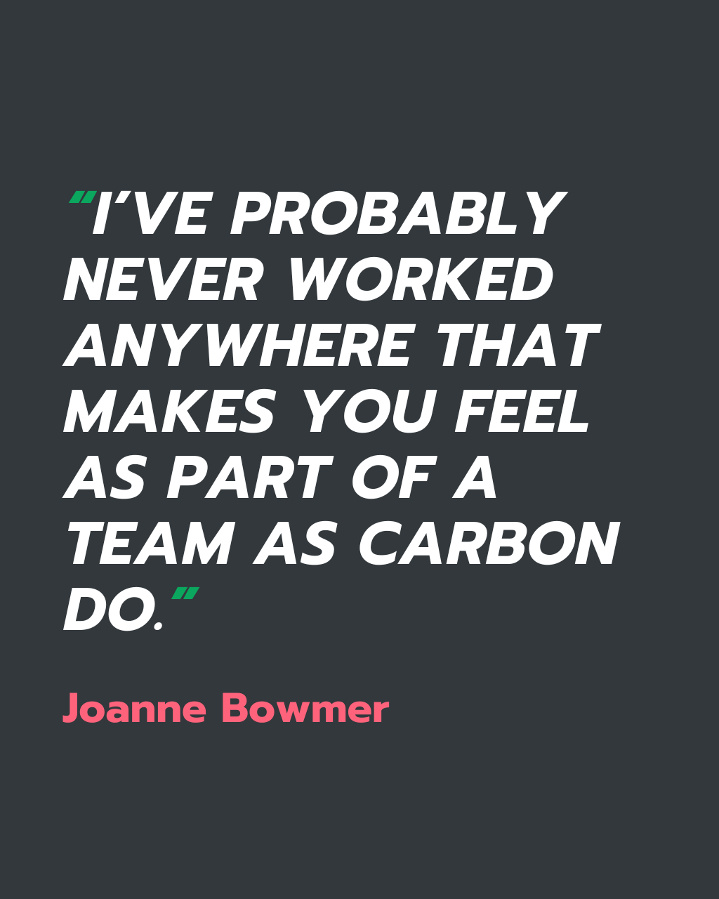 Joanne Bowmer Tells All About Her New Journey With Carbon | Carbon Law Partners